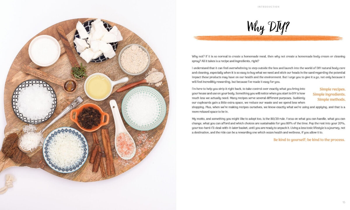 Naturally Inspired DIY Recipe Book – Krissy Ballinger – Naturally Inspired