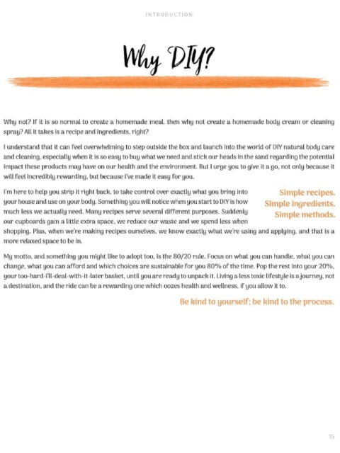 Naturally Inspired - DIY Recipe Book | Krissy Ballinger - Naturally ...